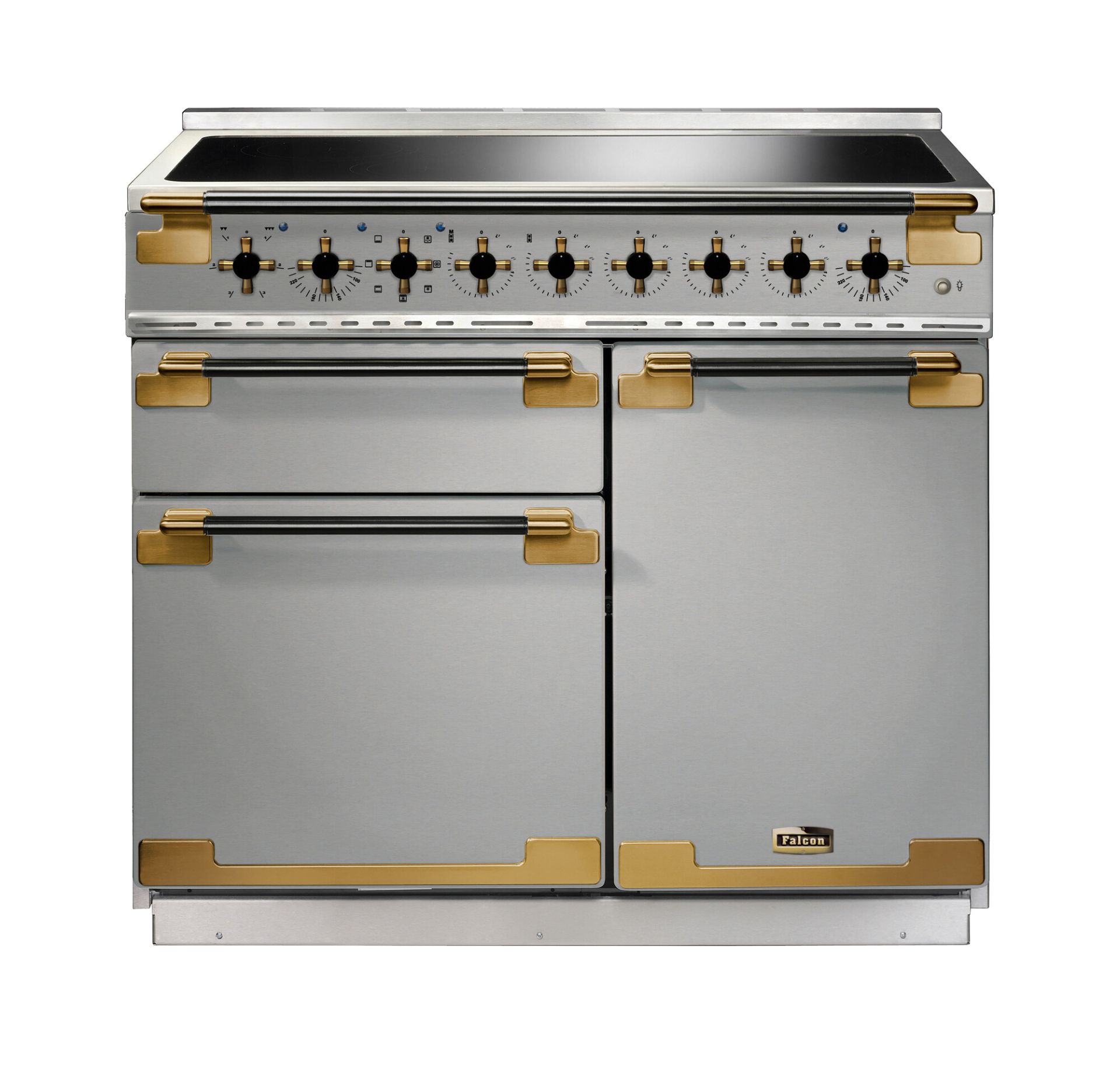 Falcon Elise 100 Luxe Black Edition | 110cm Induktionsherd Schwarz